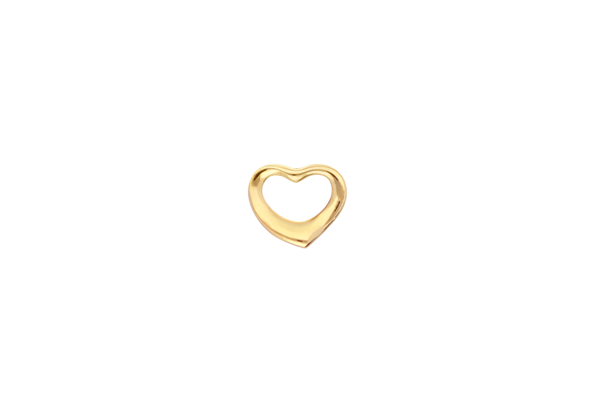 10K Gold Open Heart Charm - Kyper & Co.